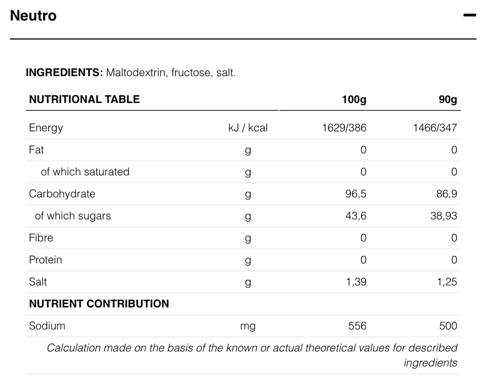 HIGH FRUCTOSE ENERGY DRINK 90g - Single Doses – 226ERS® South Africa